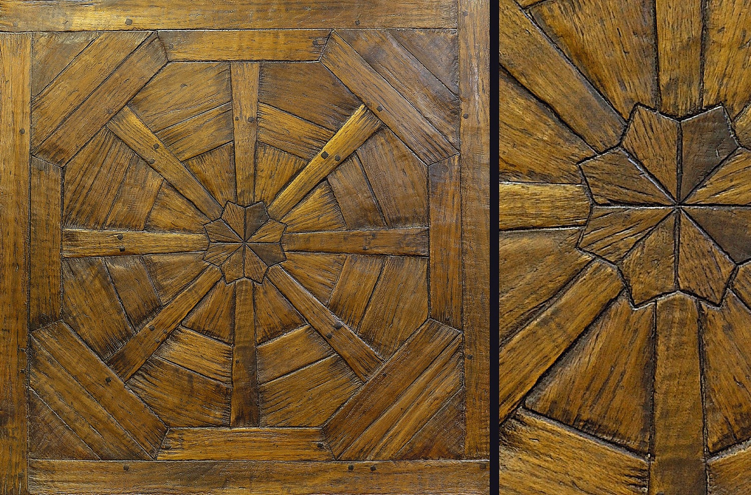 PQ 002 Fontainebleau Pattern Walnut - Archetypal Gallery Wood Floors